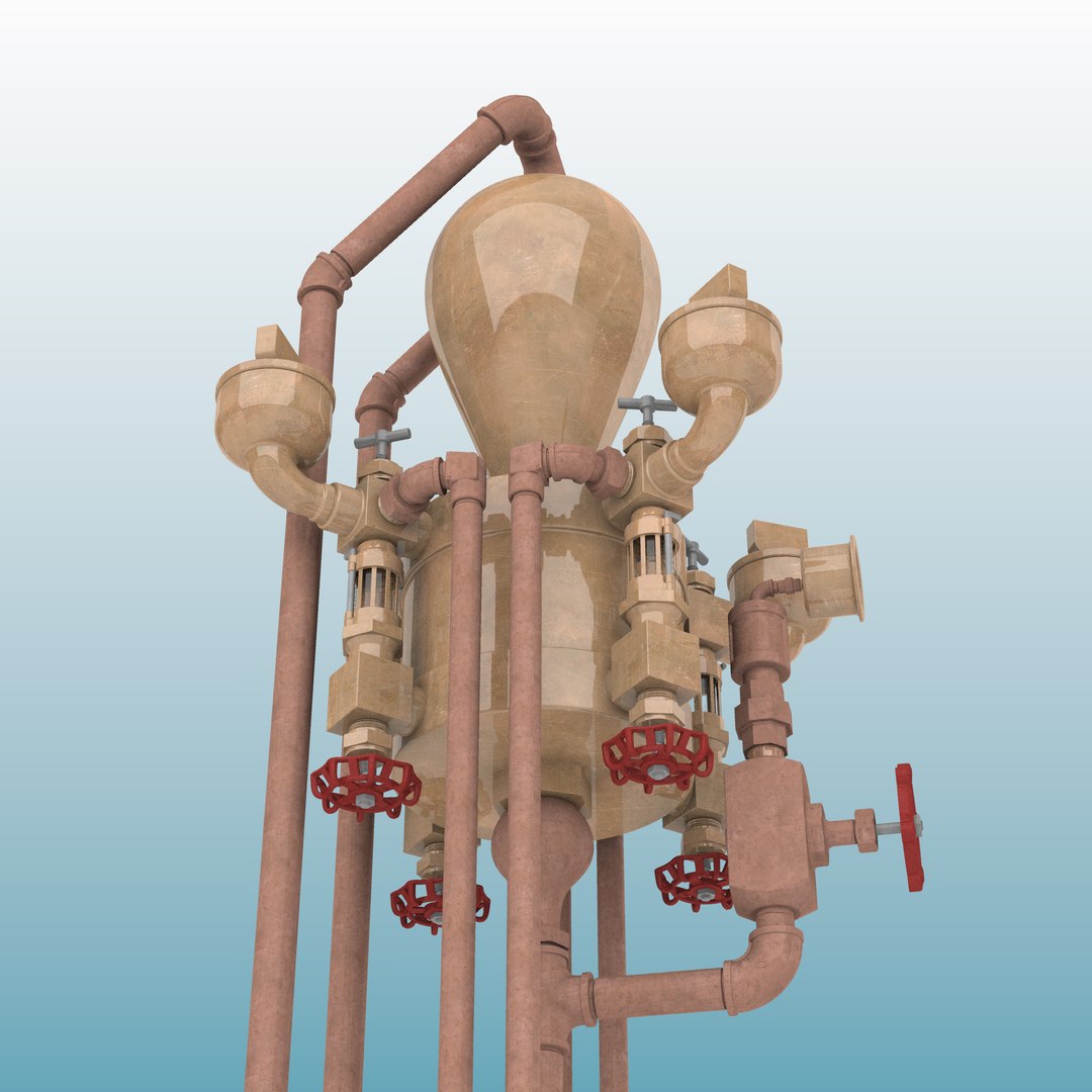 3D Model Vintage Hydrostatic Lubricator - TurboSquid 1745513