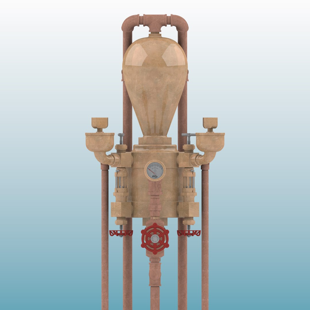 3D Model Vintage Hydrostatic Lubricator - TurboSquid 1745513