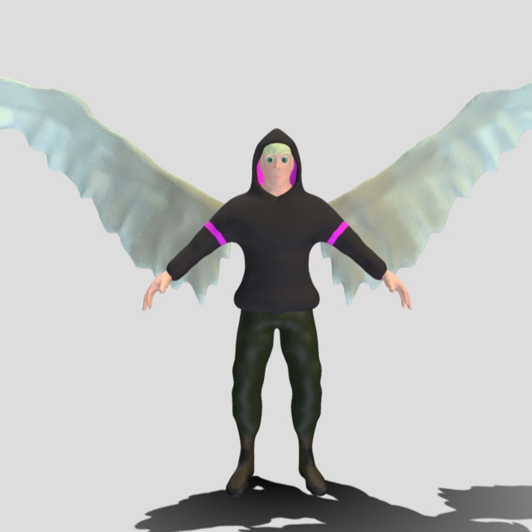 3D Angel Human - TurboSquid 1534348