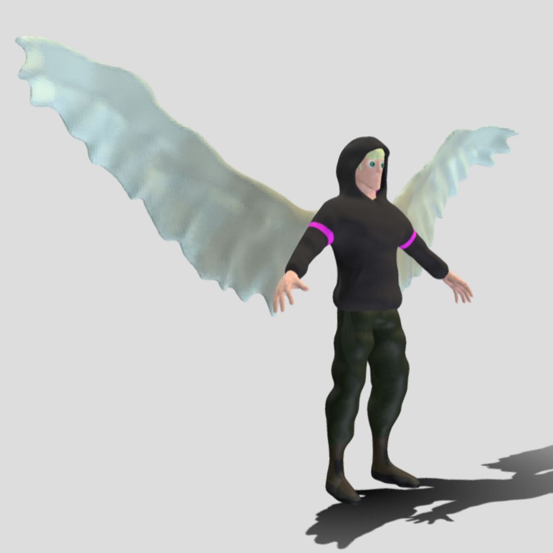 3D Angel Human - TurboSquid 1534348