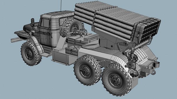modelo 3d Grad family MLRS - TurboSquid 2096743