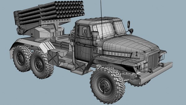 modelo 3d Grad family MLRS - TurboSquid 2096743