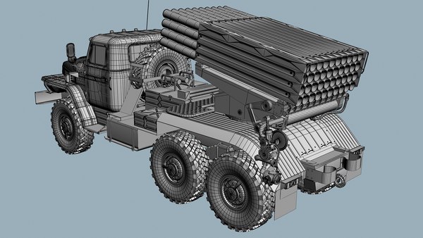 modelo 3d Grad family MLRS - TurboSquid 2096743