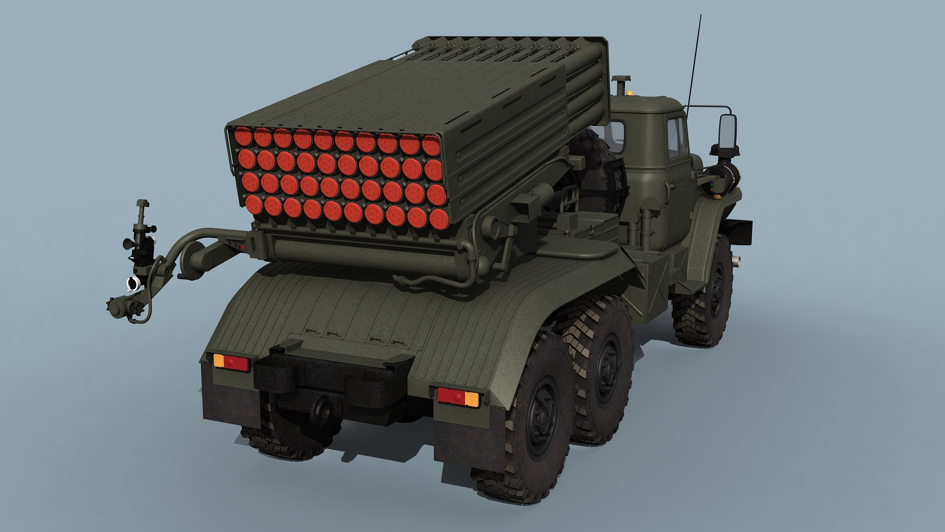 Grad family MLRS 3D - TurboSquid 2096743