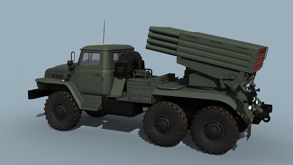 modelo 3d Grad family MLRS - TurboSquid 2096743