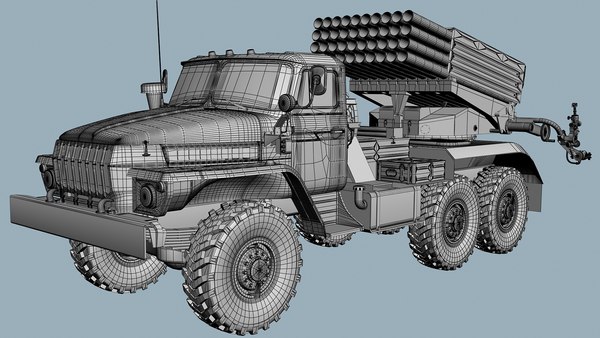 modelo 3d Grad family MLRS - TurboSquid 2096743