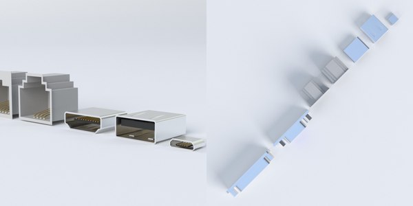 Computer ports sockets 3D model - TurboSquid 1760143