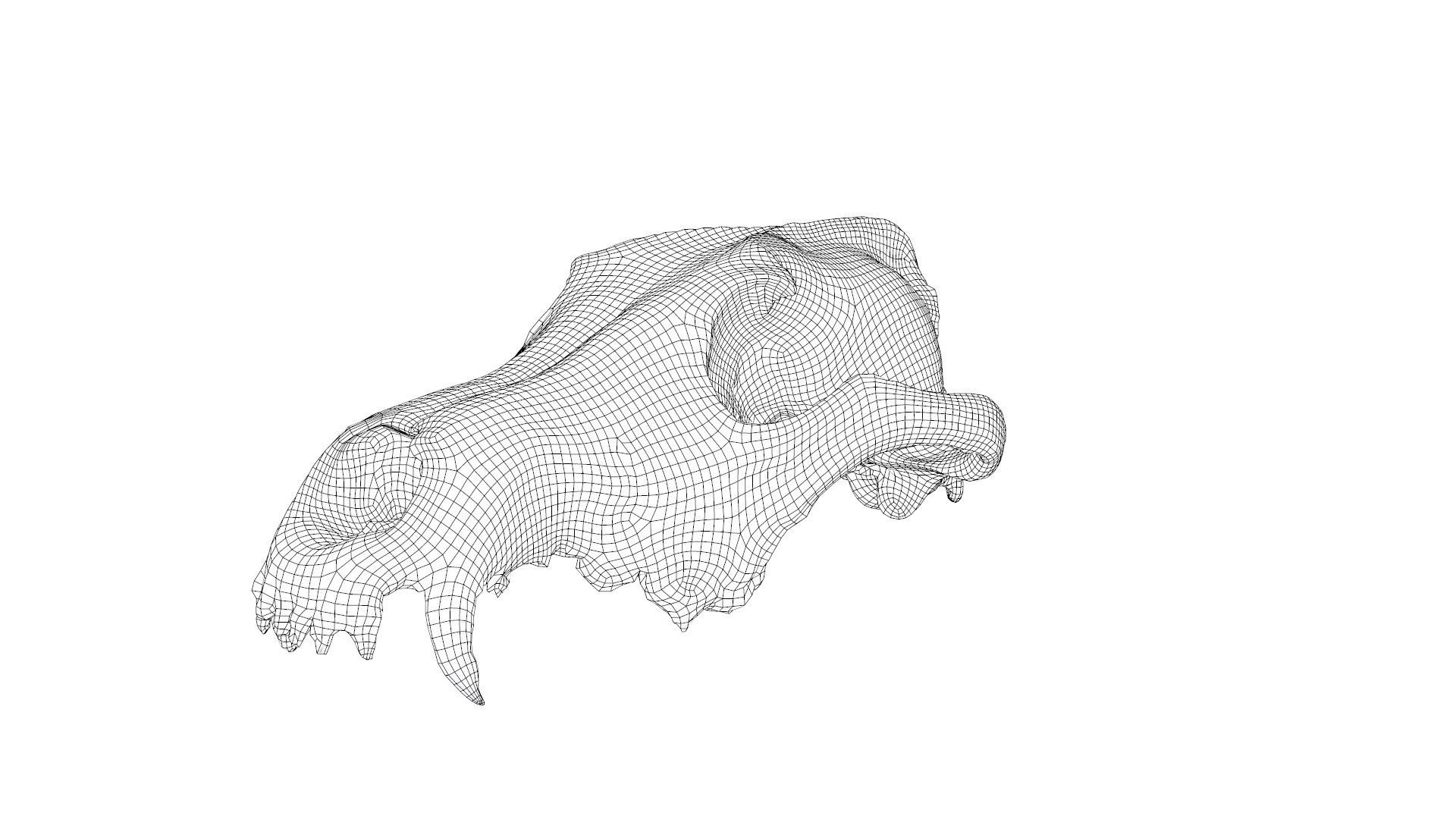 3D wolf skull - TurboSquid 1671285