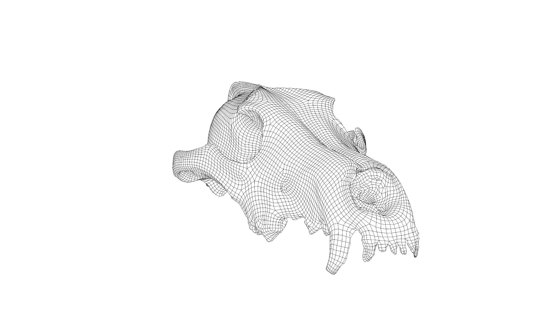 3D wolf skull - TurboSquid 1671285