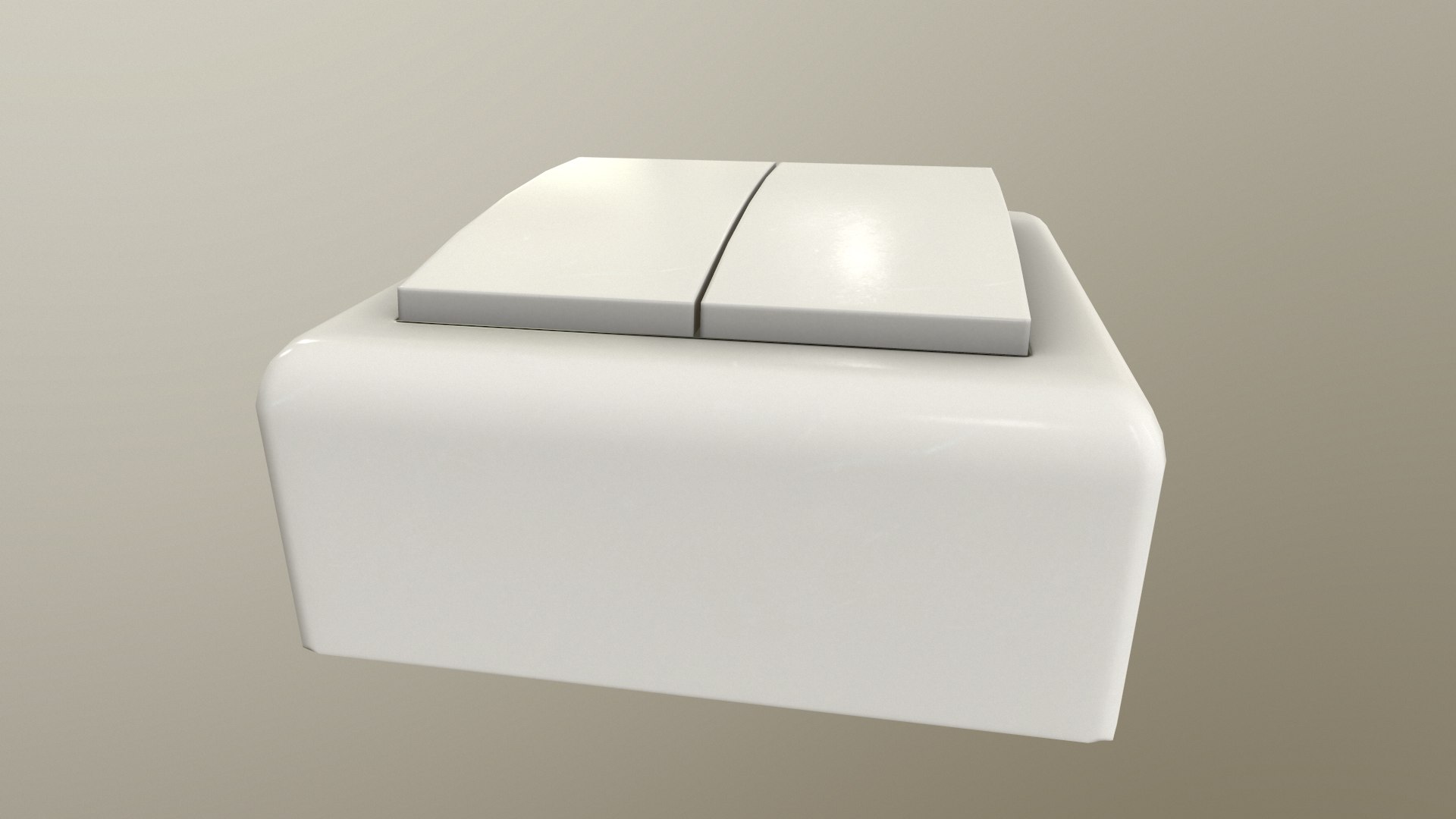 3D Two Key Switch - TurboSquid 1971118