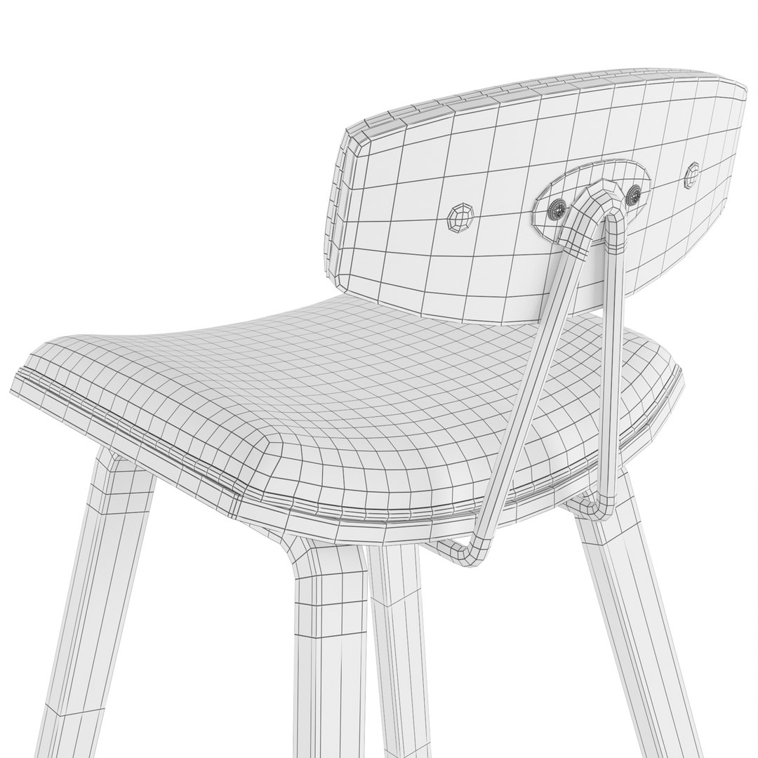 3D Armen Living Fox Bar Stool - TurboSquid 2071013