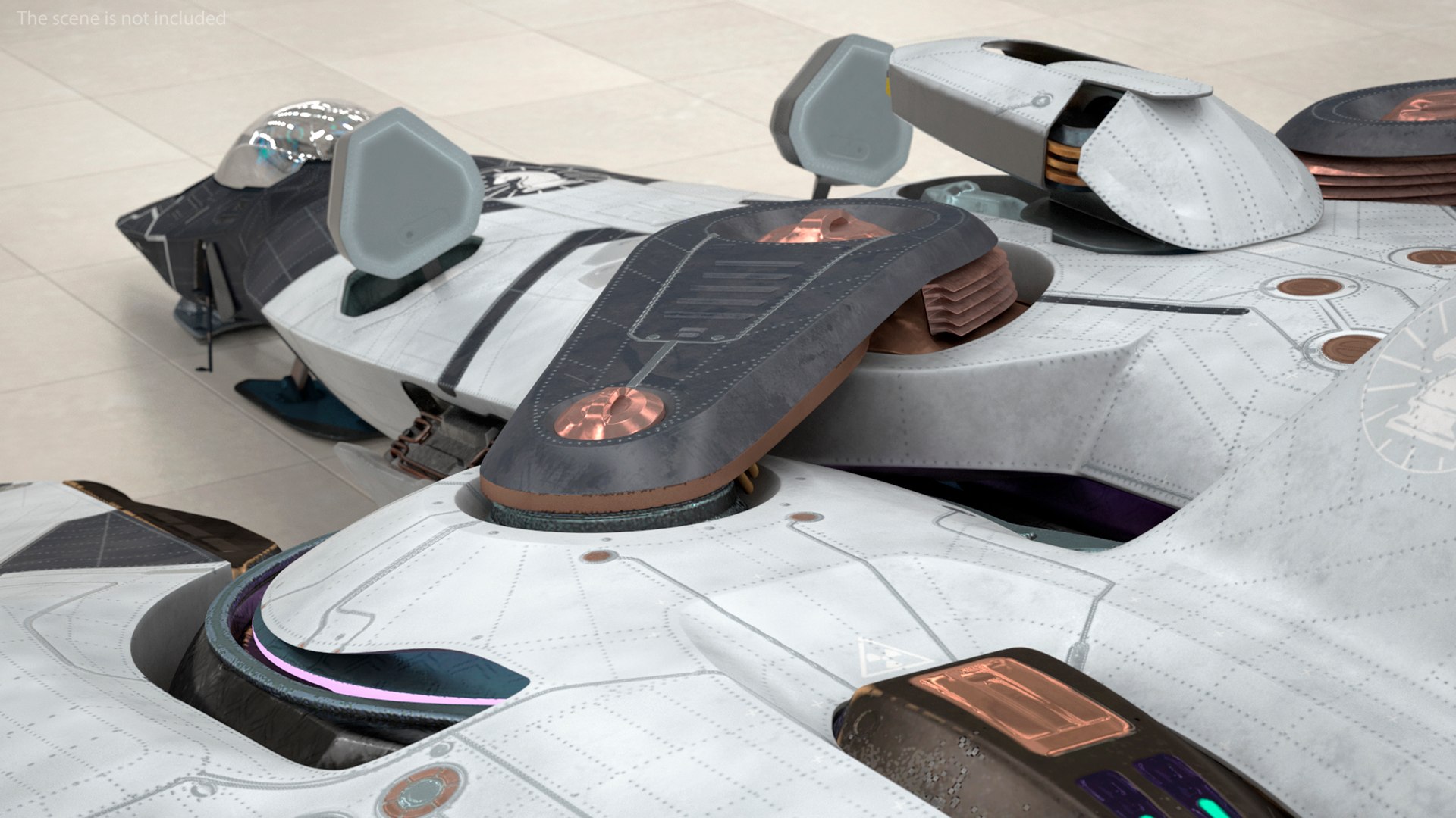 3D Sci Fi Fighter Jet Black model - TurboSquid 1955996