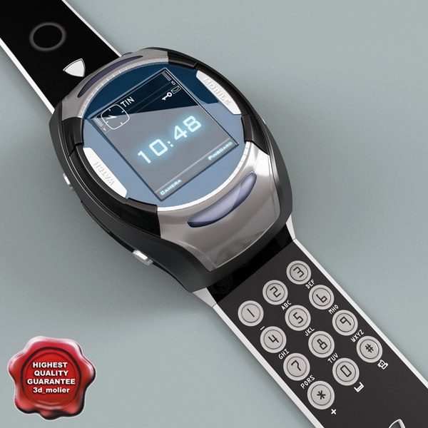 3d watch phones model