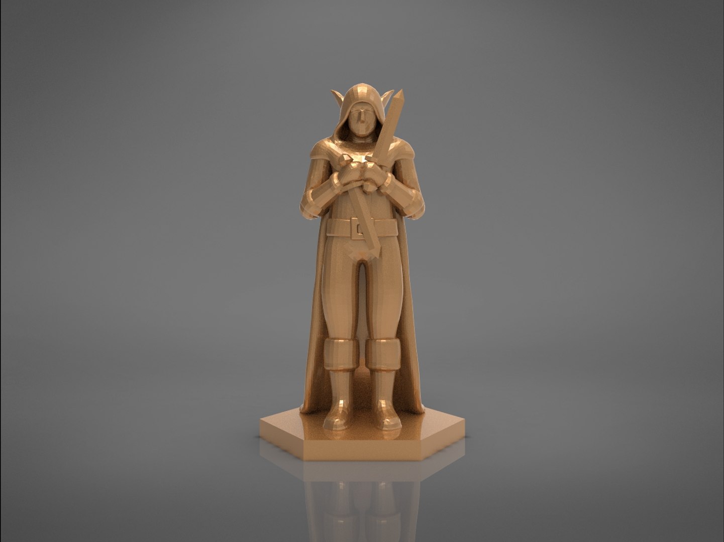 Elf Rogue Character Figures 3D Model - TurboSquid 1286669