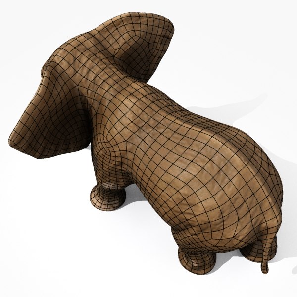 3d model elephant animating