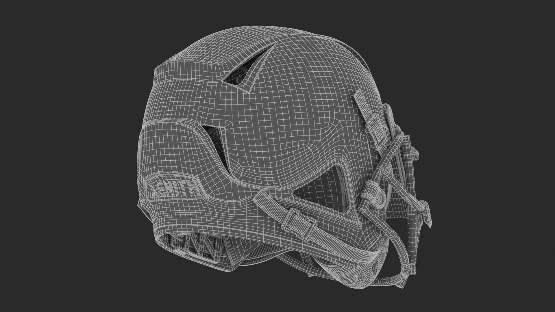 3D Xenith Shadow Football Helmet Model - TurboSquid 2073731