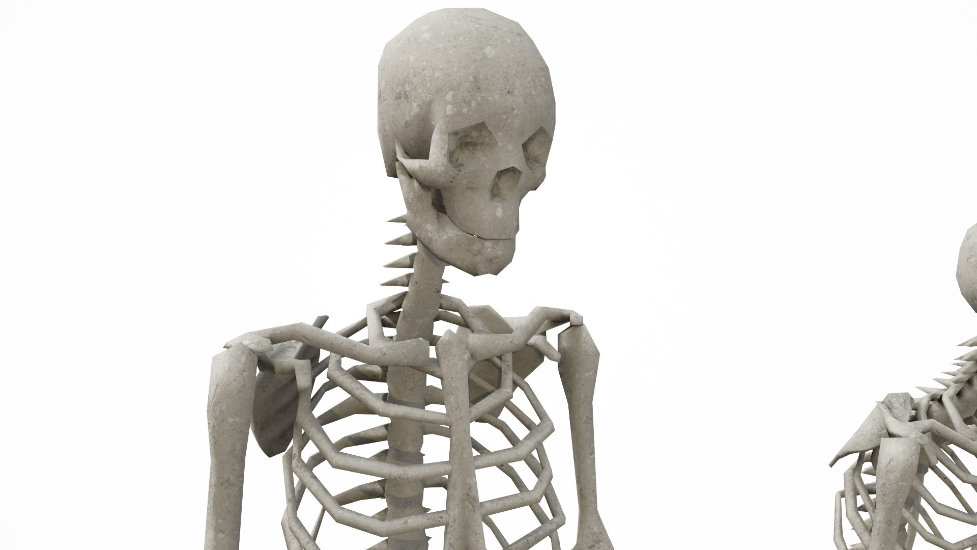 Standing Poses Low-poly Skeletons Model - TurboSquid 1353351