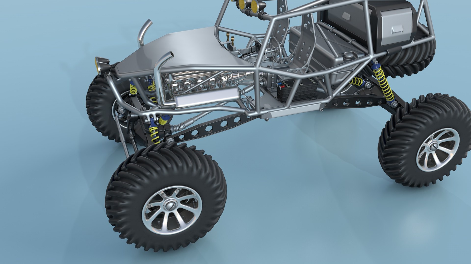 3D Monster Truck Buggy - TurboSquid 1722734