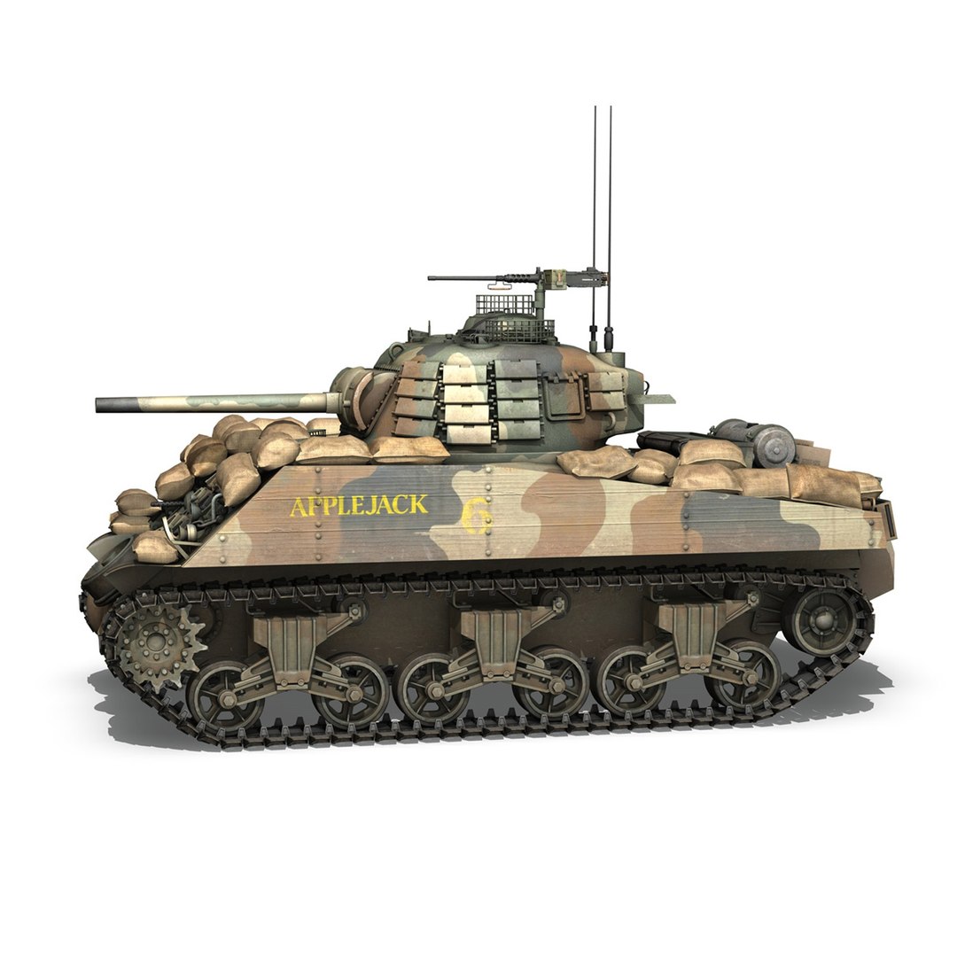 M4a3 Sherman - Tank 3ds