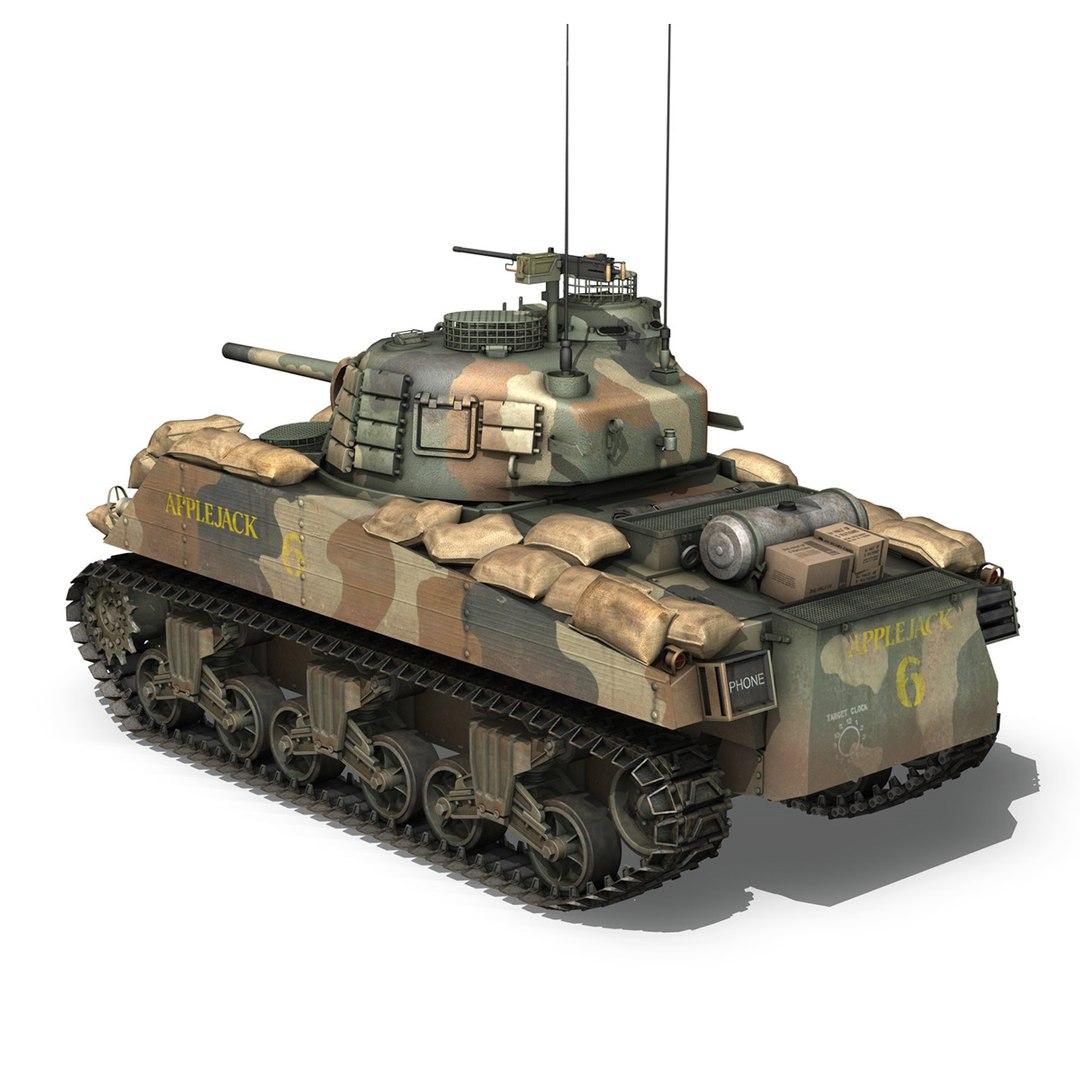 M4a3 Sherman - Tank 3ds