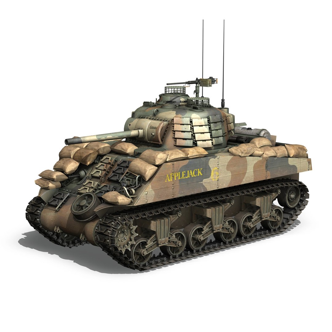 M4a3 Sherman - Tank 3ds