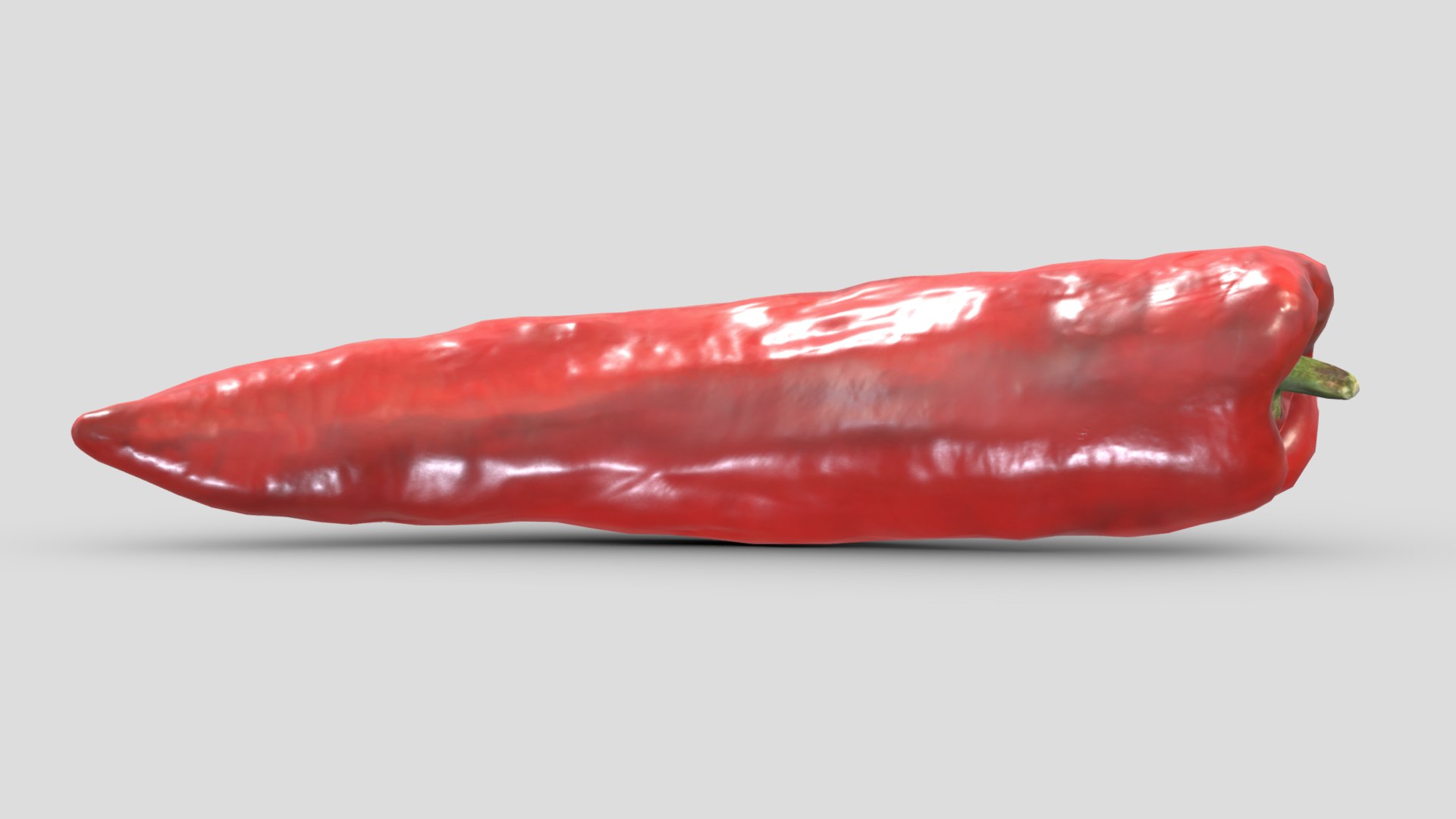 3D Model Vegetable Chili Pepper Low Poly - TurboSquid 2367639
