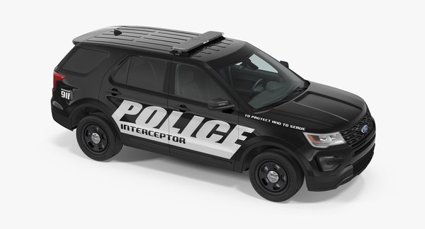 police interceptor unit 2016 3d model
