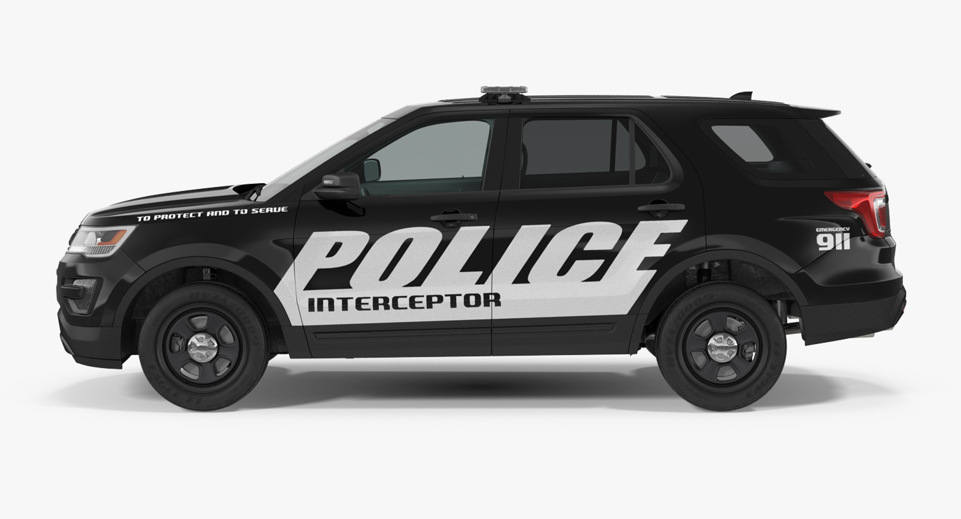 Ford Interceptor Utility Side View