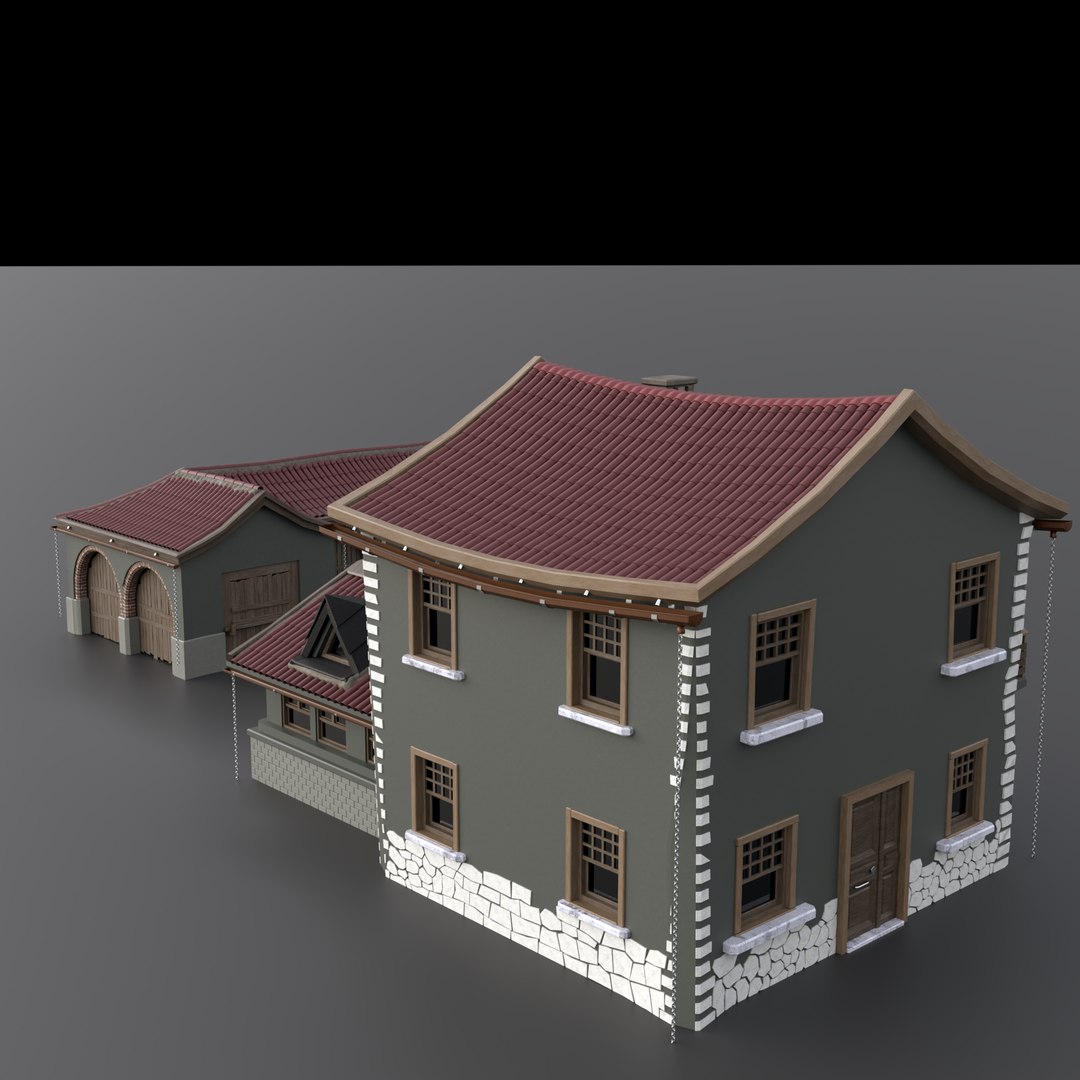 Village House 3D Model - TurboSquid 2260632