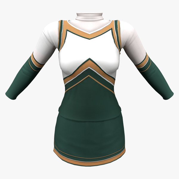 modelo 3d Uniforme de animadora de secundaria - TurboSquid 1882813