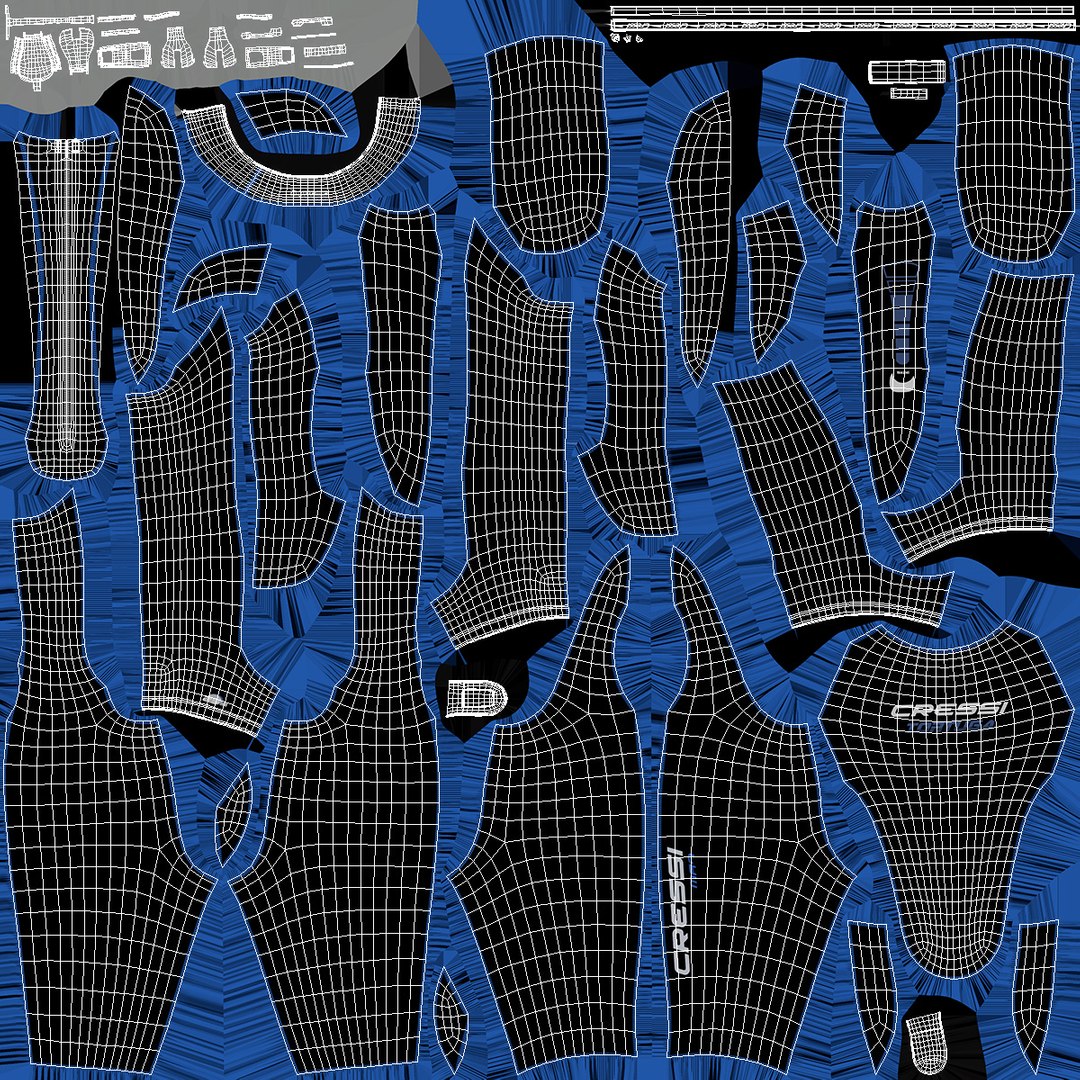 Man Wetsuit Cressi Full Version 3D Model - TurboSquid 2241969