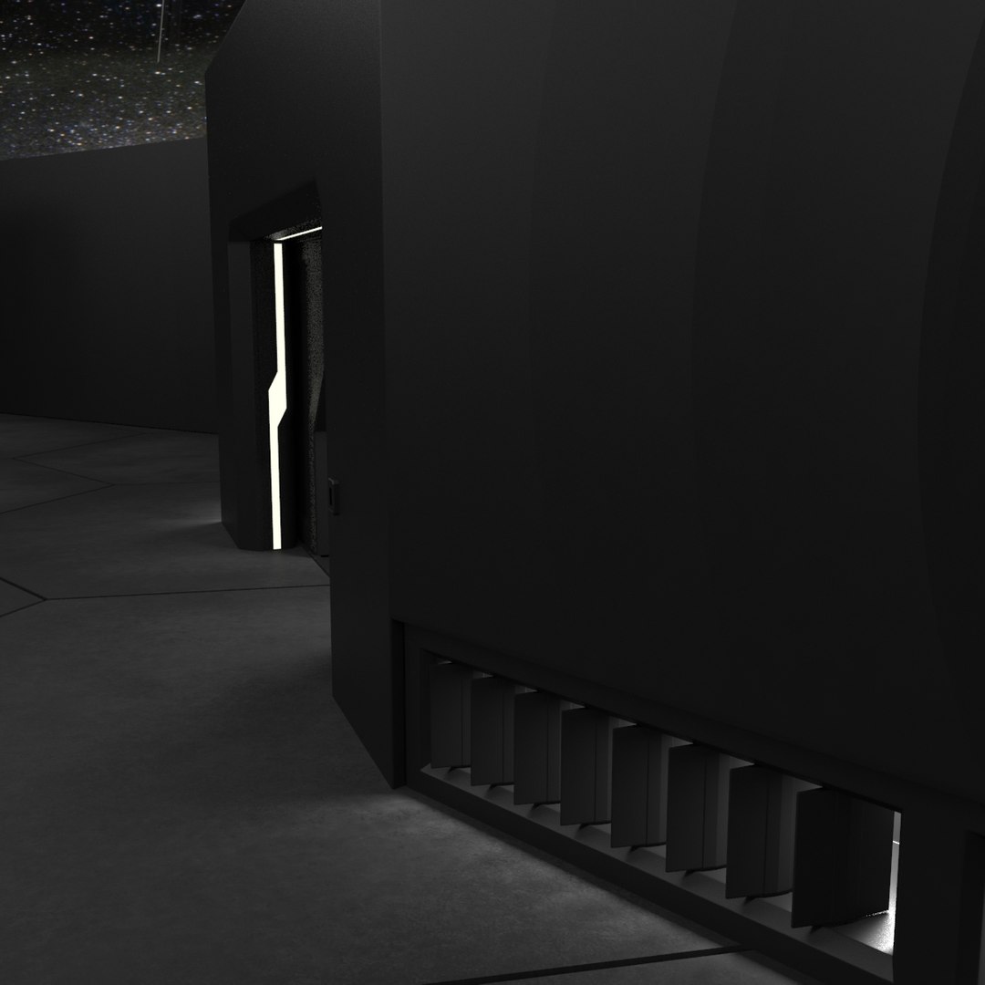 Sci Fi Interior 3d Max