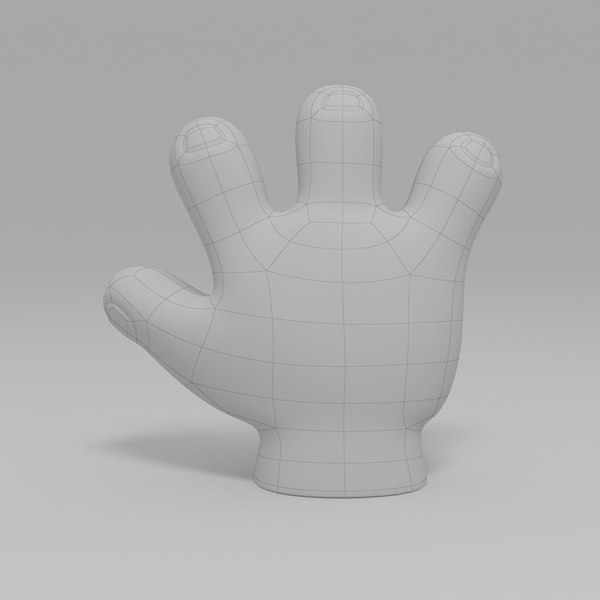 Cartoon hand 3D model - TurboSquid 1408243