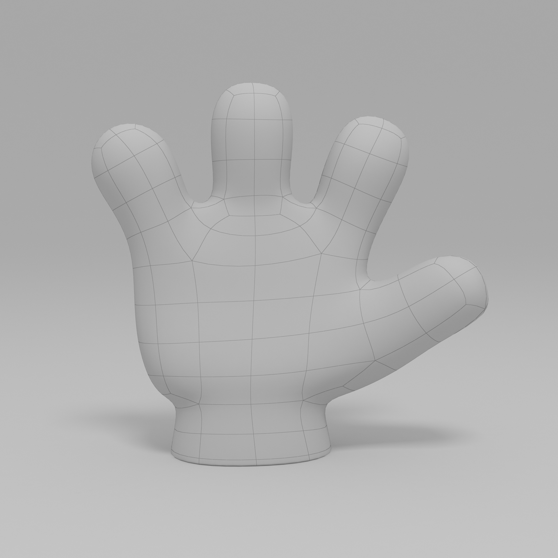Cartoon hand 3D model - TurboSquid 1408243