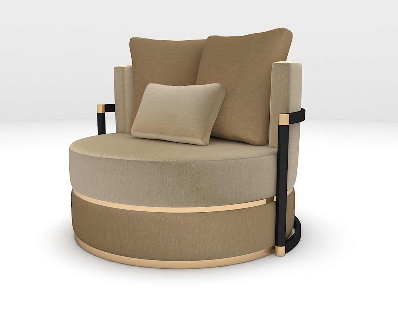 3D Frato Como Armchair Model - TurboSquid 1820112