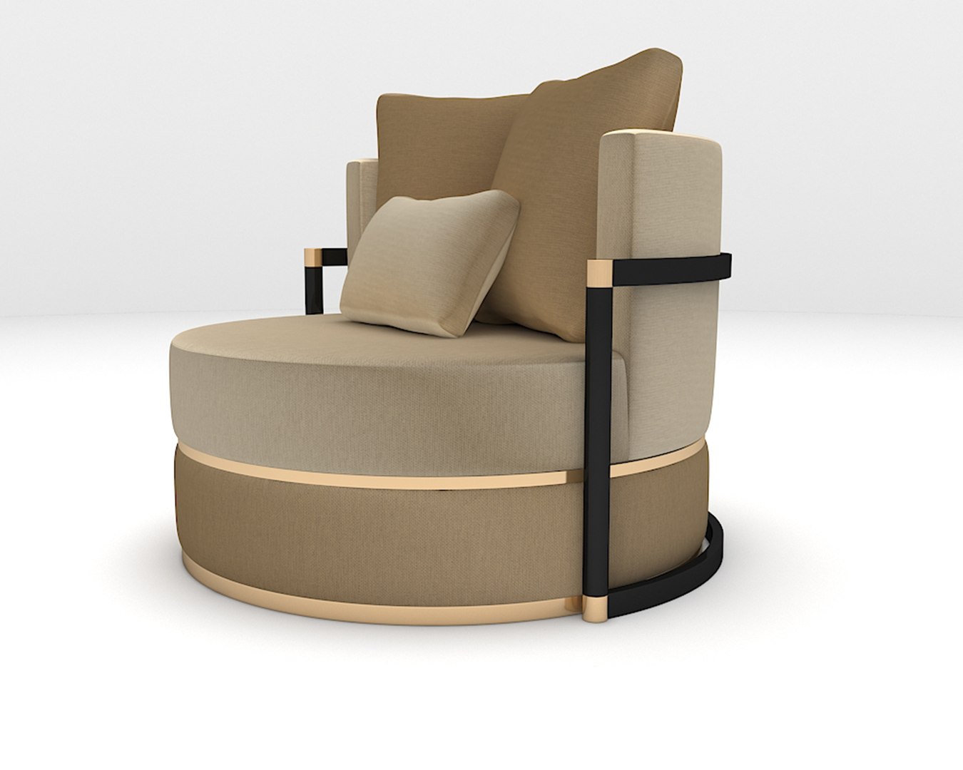 3D Frato Como Armchair Model - TurboSquid 1820112