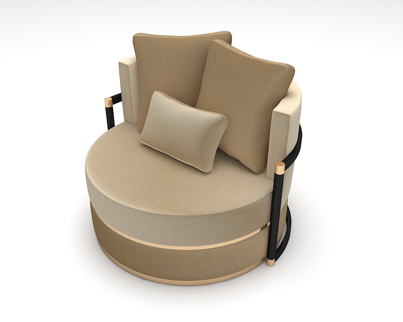 3D Frato Como Armchair Model - TurboSquid 1820112