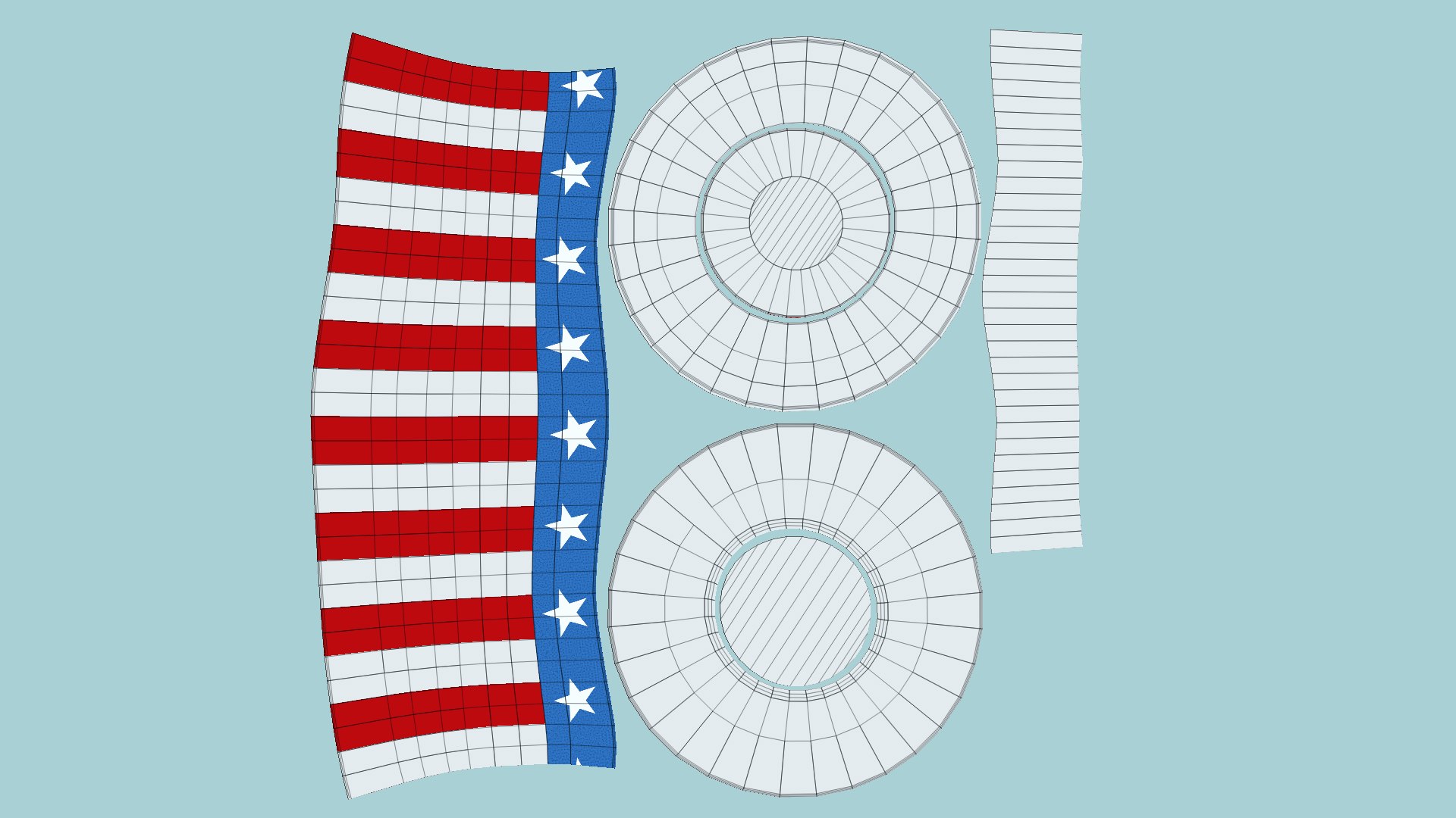 3D Uncle Sam Hat 03 - Character Design Fashion - TurboSquid 1838469