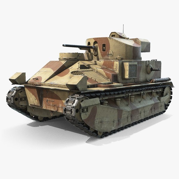 Vickers Medium Mk II 3D model - TurboSquid 1754827