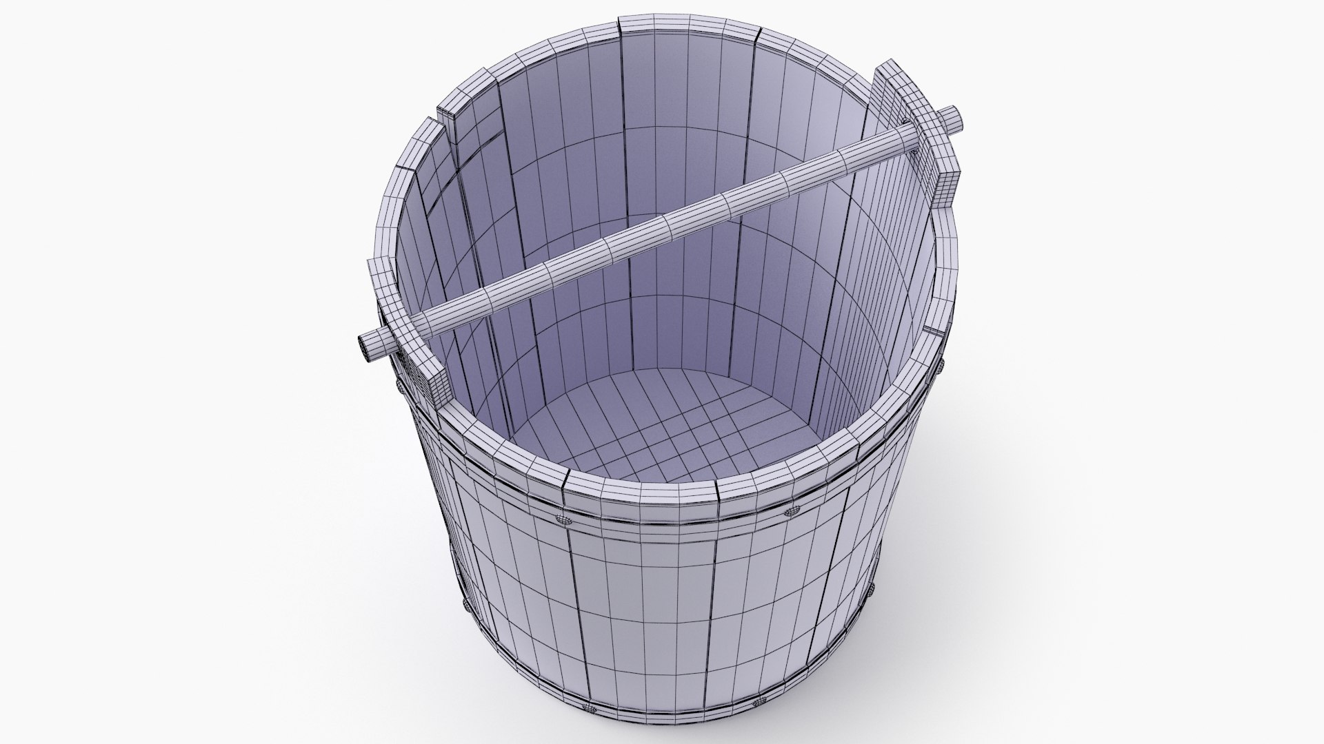 Wooden Bucket 01 3D Model - TurboSquid 2153619