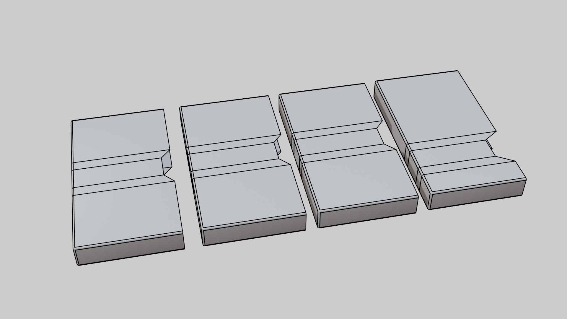 Damaged Vhs Tape Boxes 3D Model - TurboSquid 2349096
