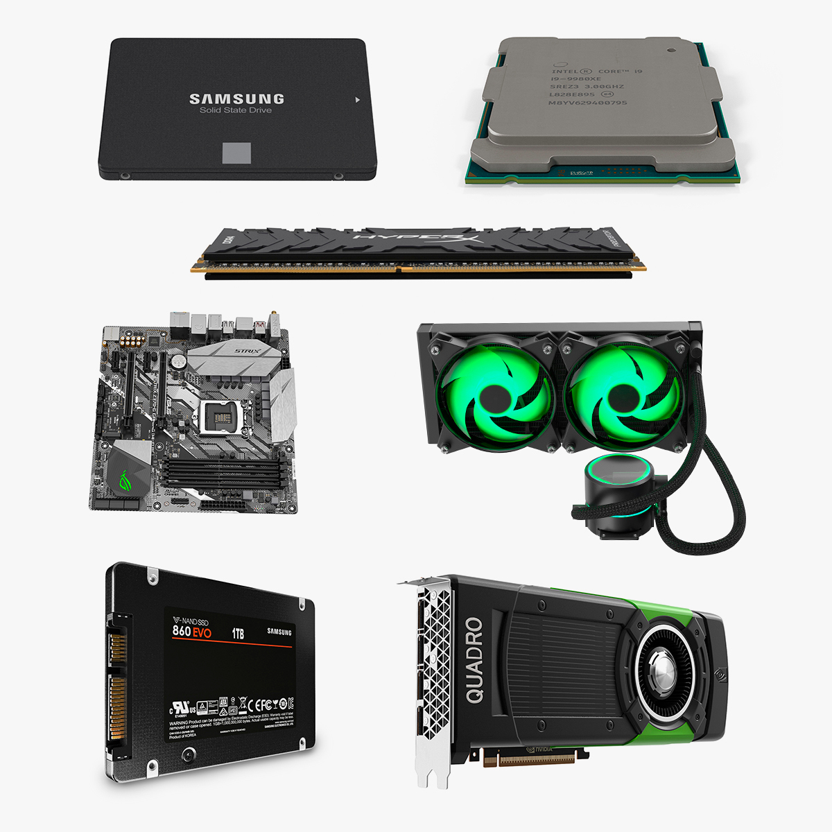 3D computer components 4 - TurboSquid 1587418