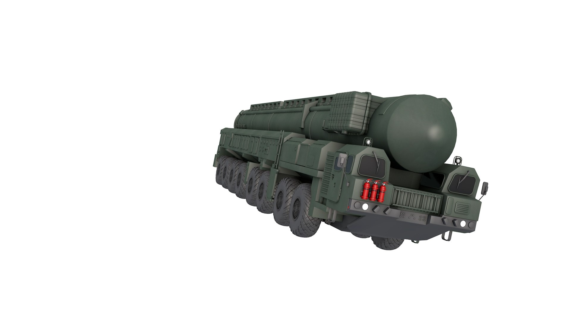 RT 2PM Topol Intercontinental Ballistic Missile 3D Model - TurboSquid 2423398