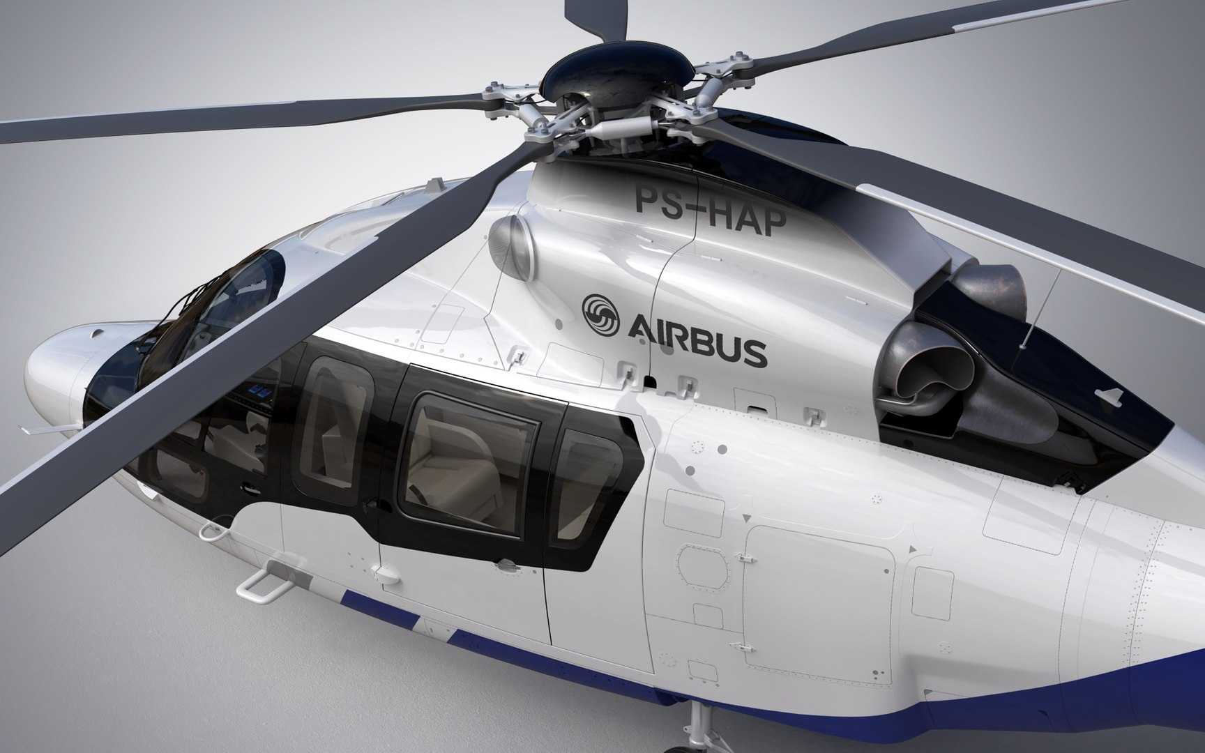 Airbus H155 Official Corporate Model - TurboSquid 2189920