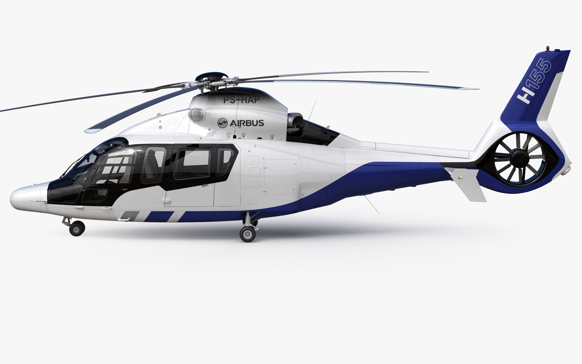 3D модель Официальный корпоративный Airbus H155 - TurboSquid 2189920