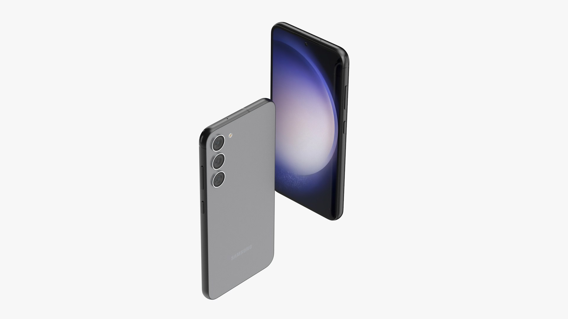 Samsung Galaxy S23 Gray 3D - TurboSquid 2027578