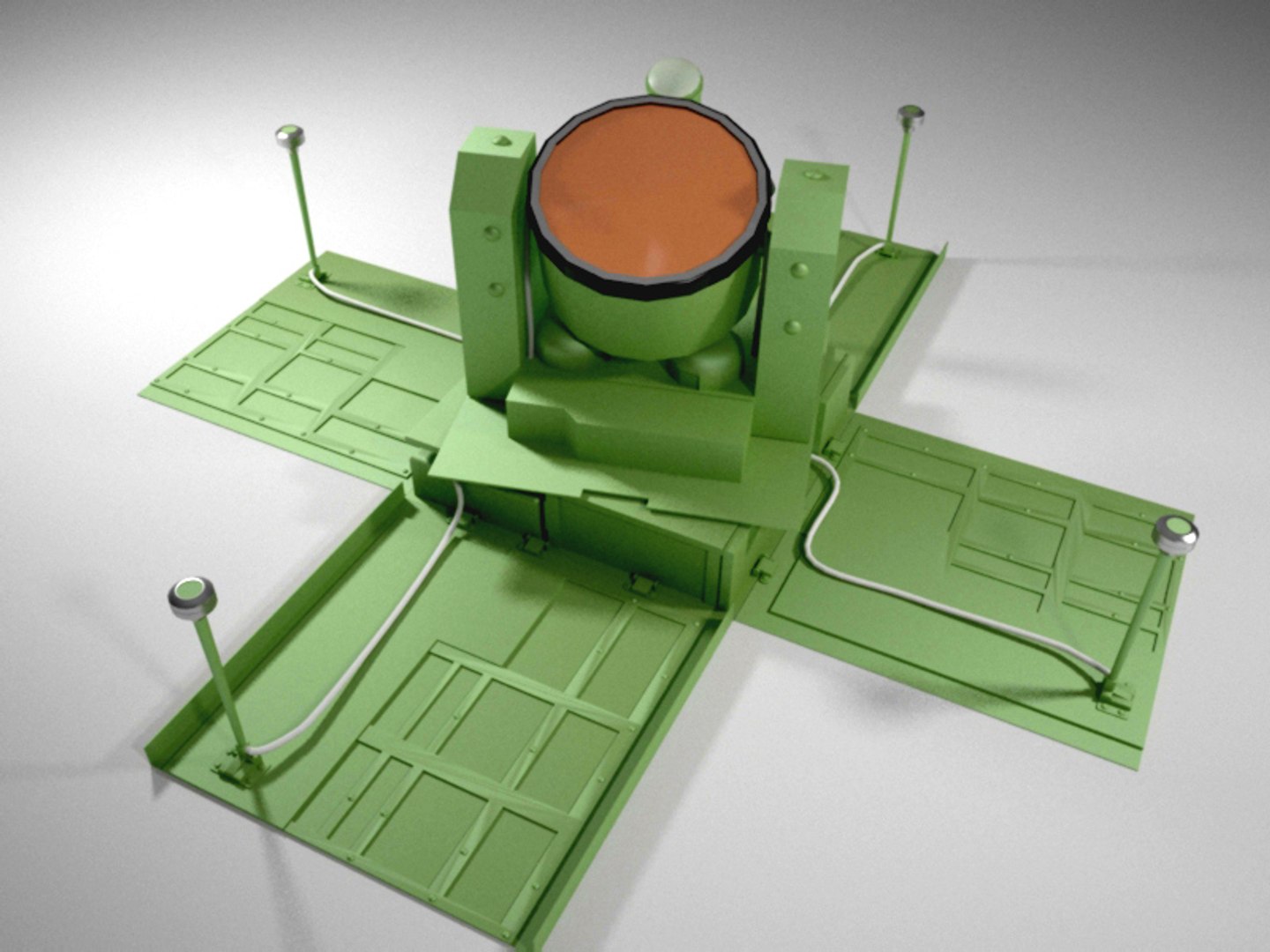 anti helicopter 3d max