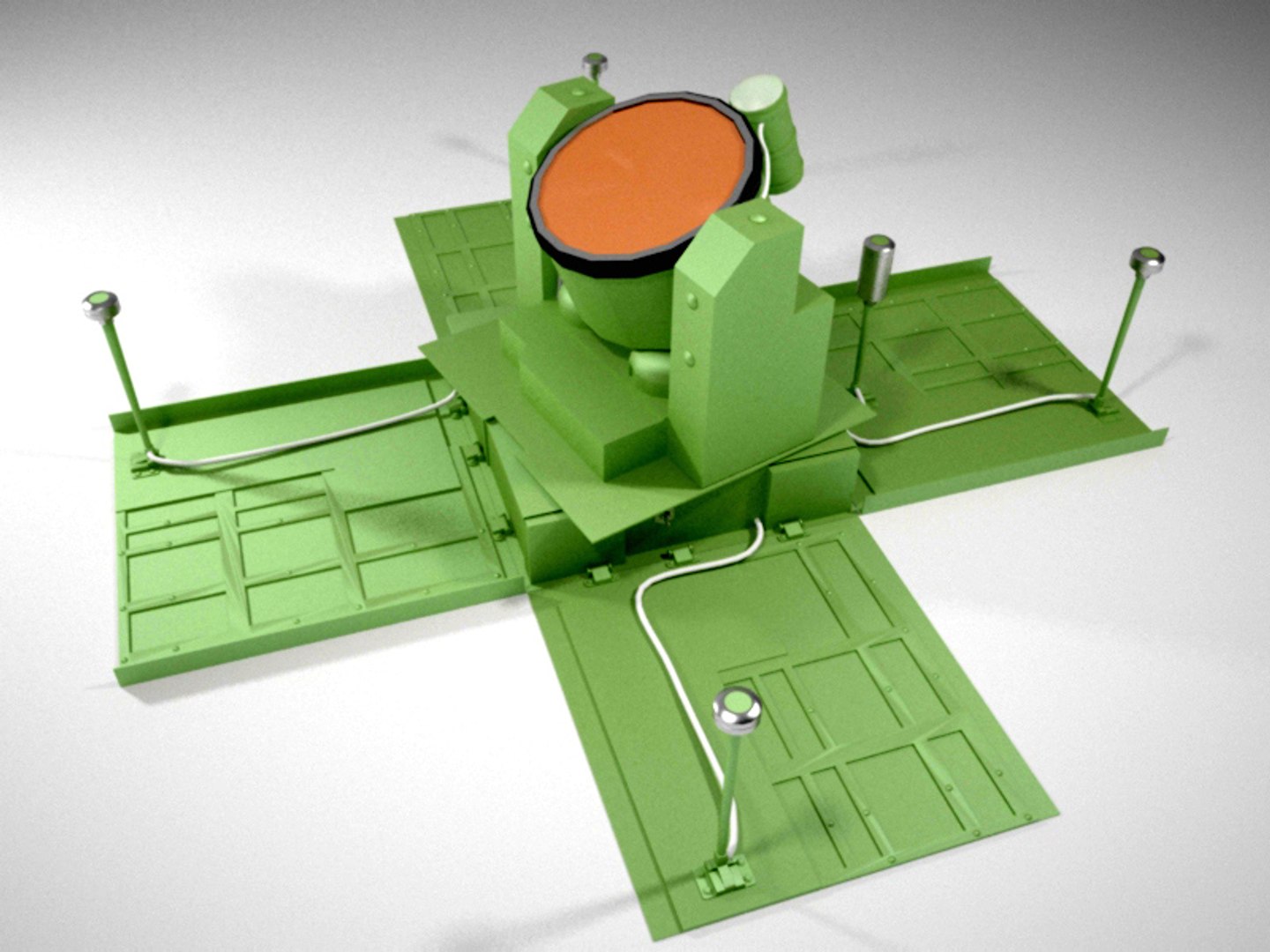 anti helicopter 3d max
