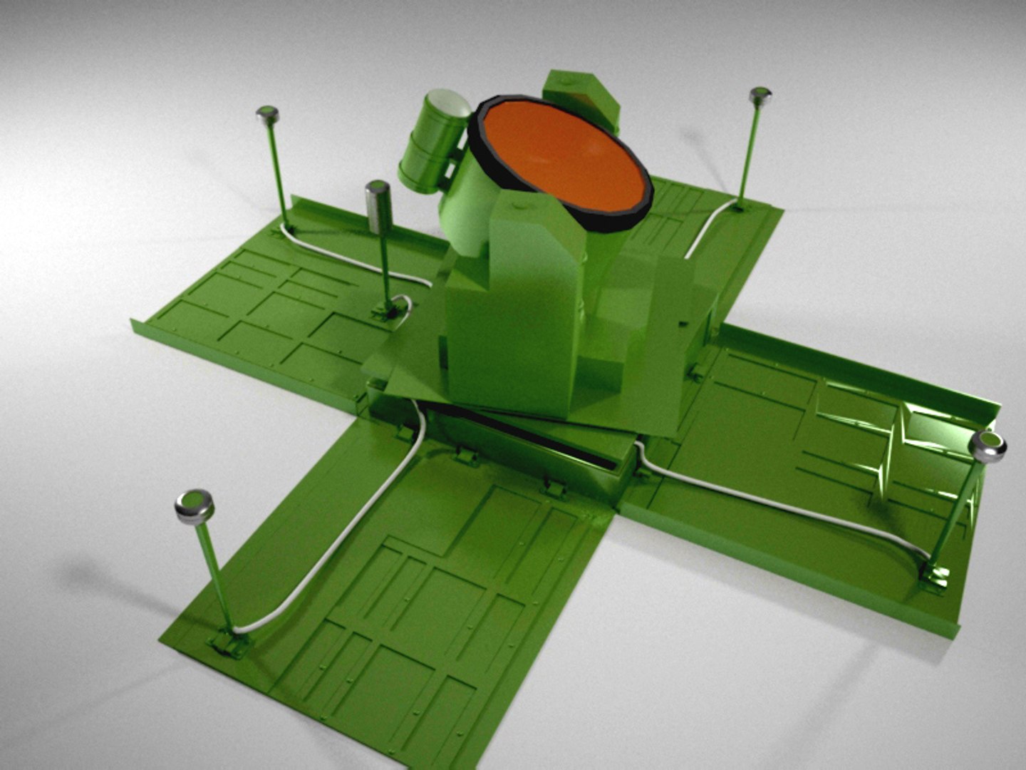 anti helicopter 3d max