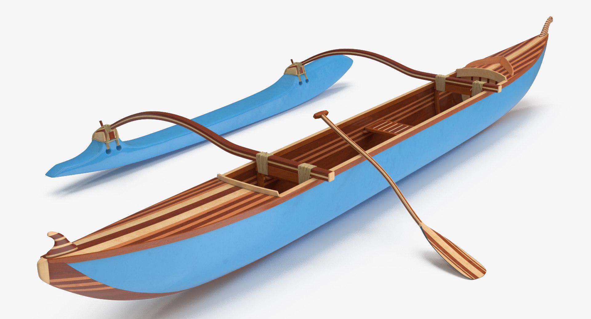 Outrigger Canoe 3D Model - TurboSquid 1277953
